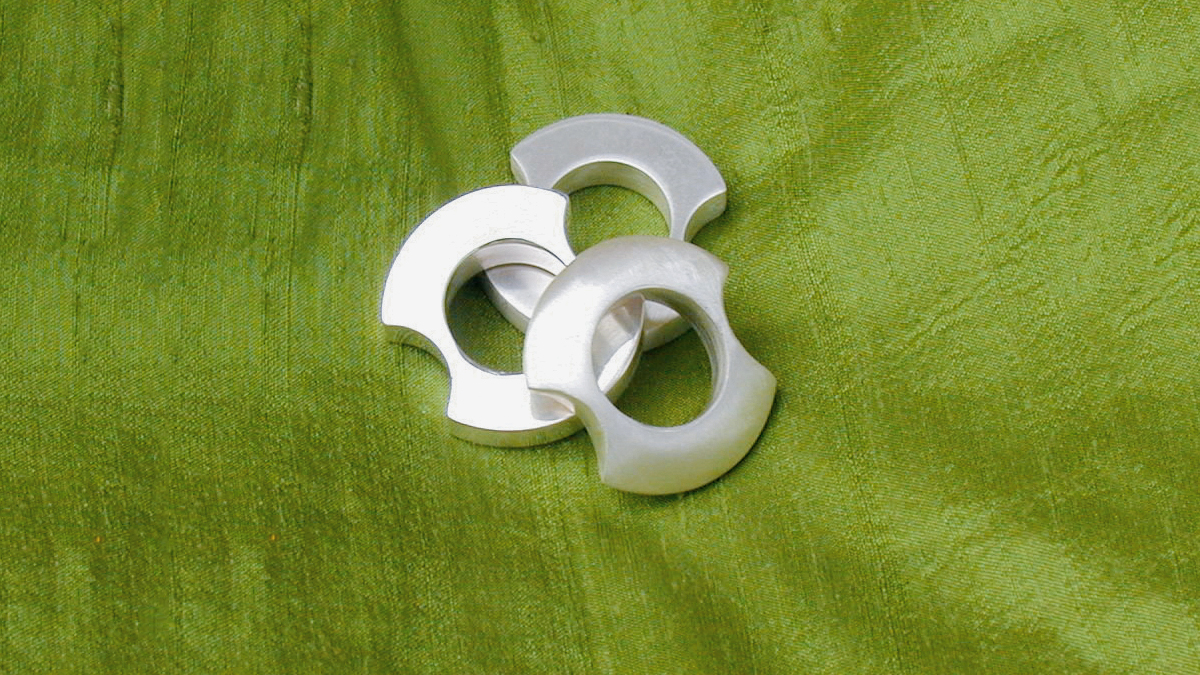 Indent rings | Silvereye Studio
